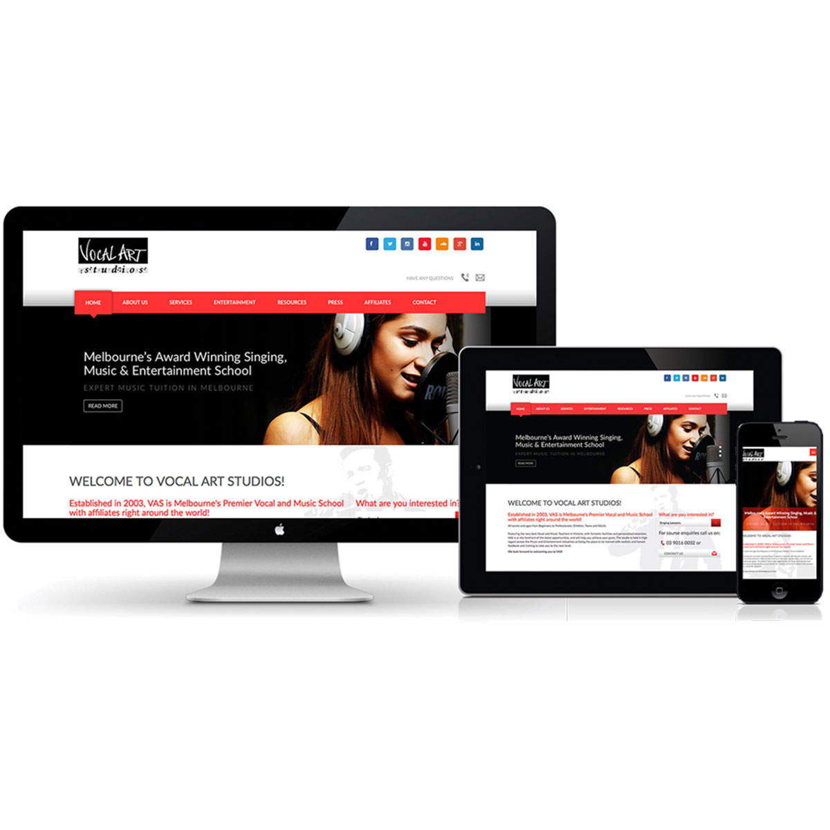 Vocal Art Studios - Design Portfolio | 121 Creative121 Creative