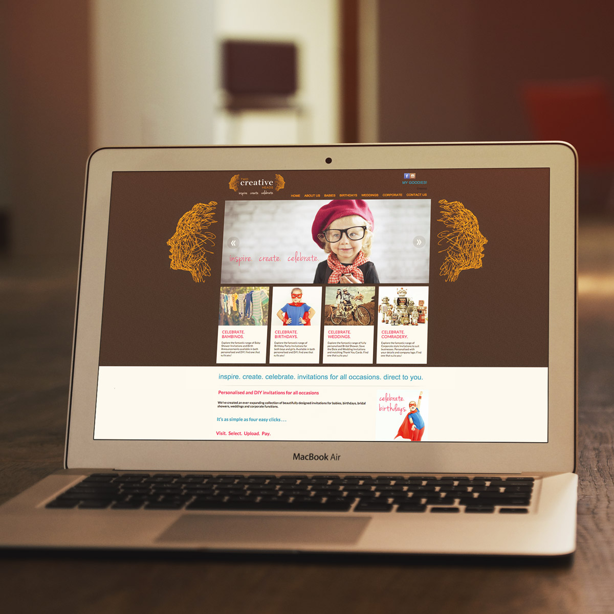 Two Creative Heads - Web Design Portfolio | 121 Creative121 Creative