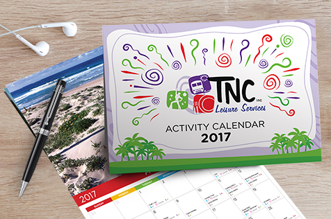 TNC 2017 Activity Calendar - Design & Print - 121 Creative121 Creative